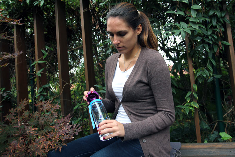 Equa láhev Purple leaves 400ml